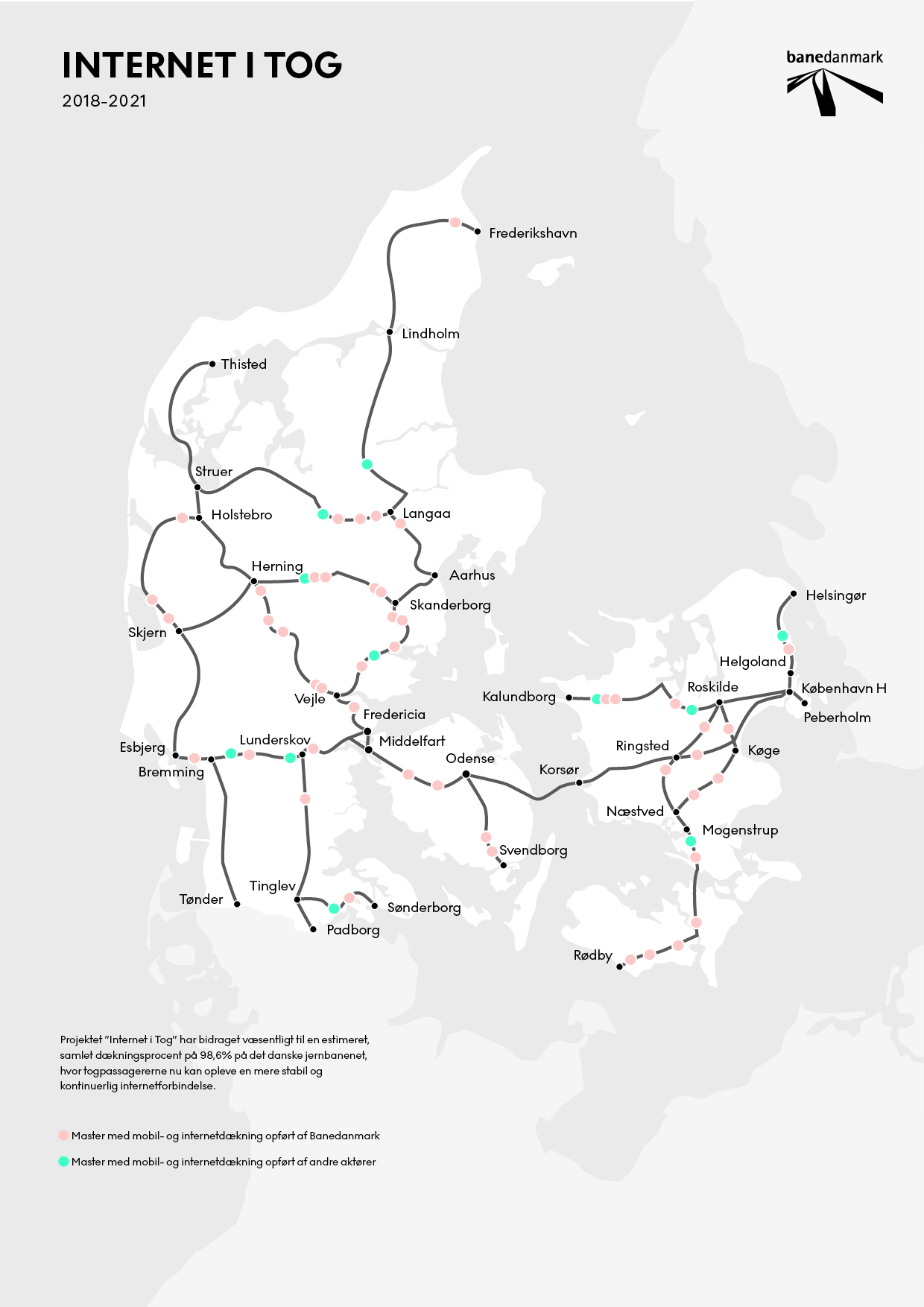 Bedre internet i tog | Banedanmark